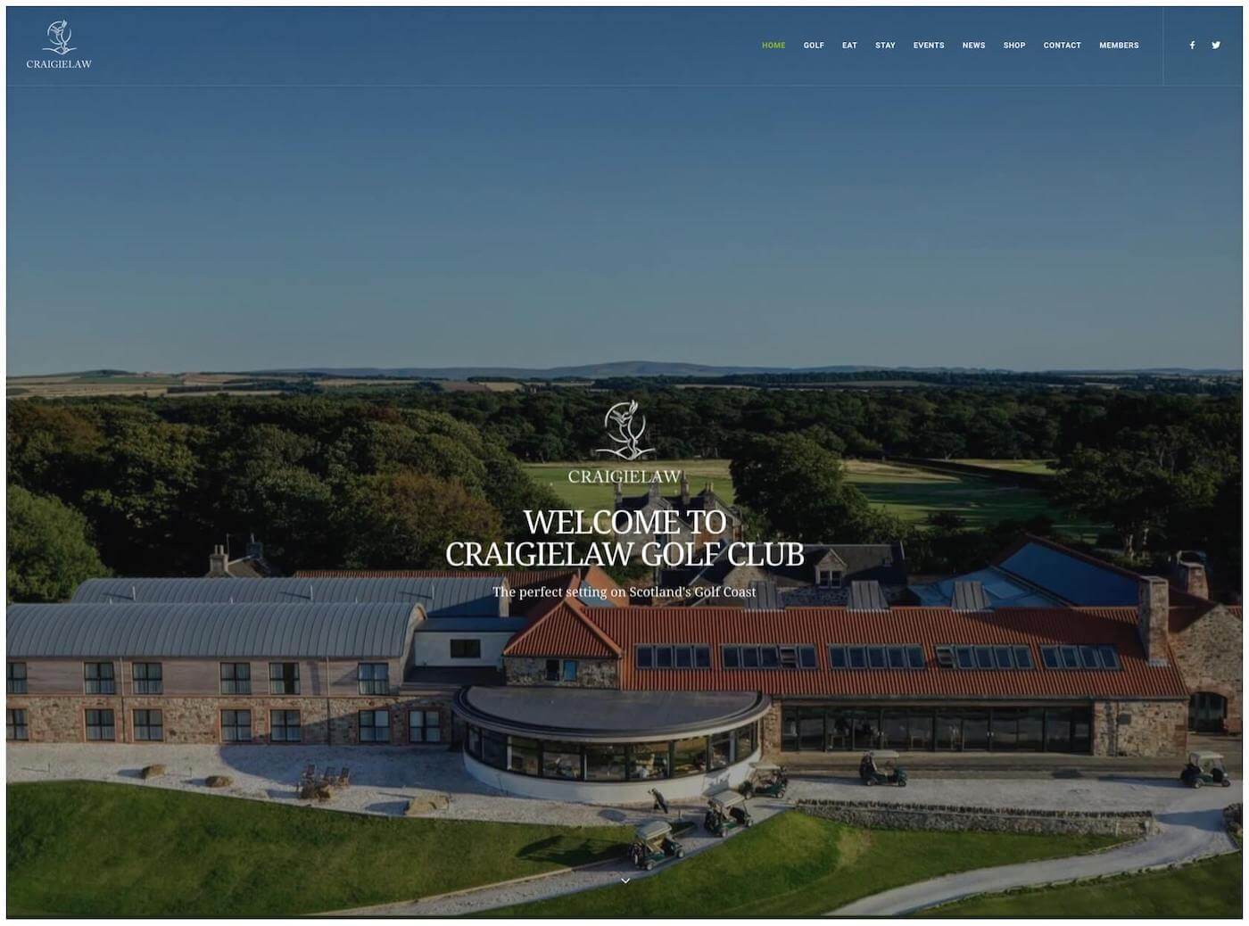 Web design for Craigielaw Golf Club | new(mediabureau) | East Lothian